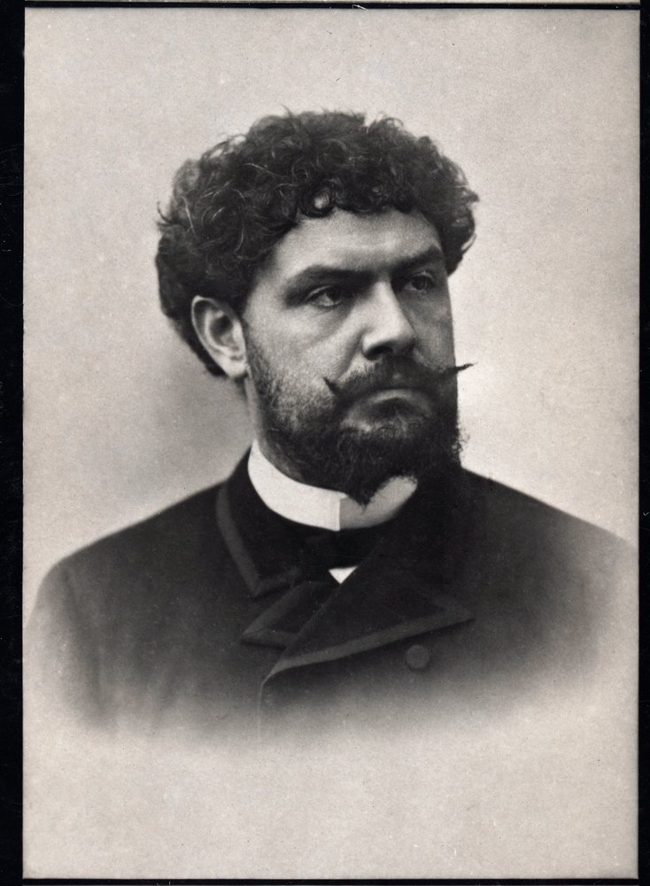 Porträt von Jean Richepin (1849-1926), französischer Dichter ...