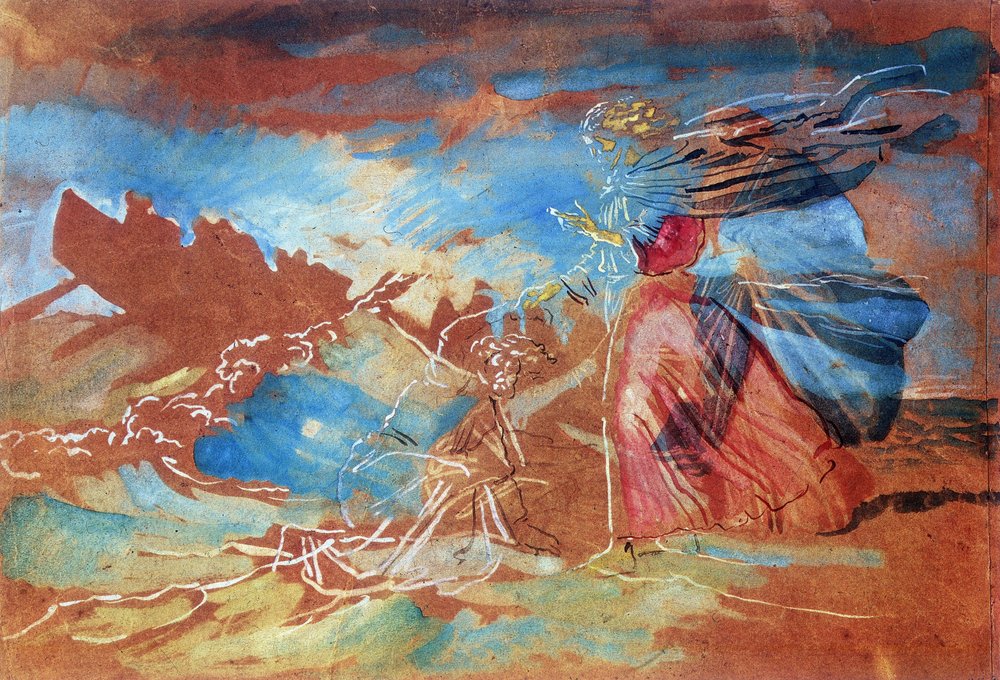 Christus geht auf dem Wasser von Aleksandr Andreevich Ivanov