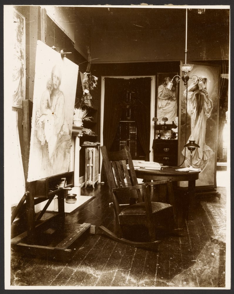 Studio von Alphonse-Marie Mucha, New York City