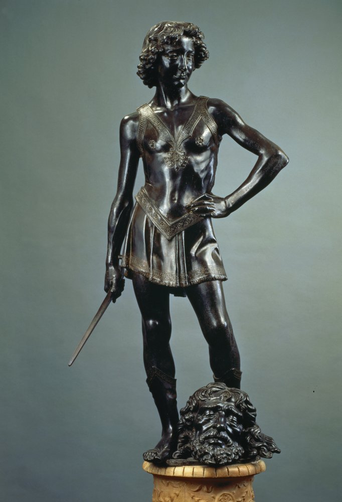 David, ca. 1470 von Andrea del Verrocchio: Kunstdruck