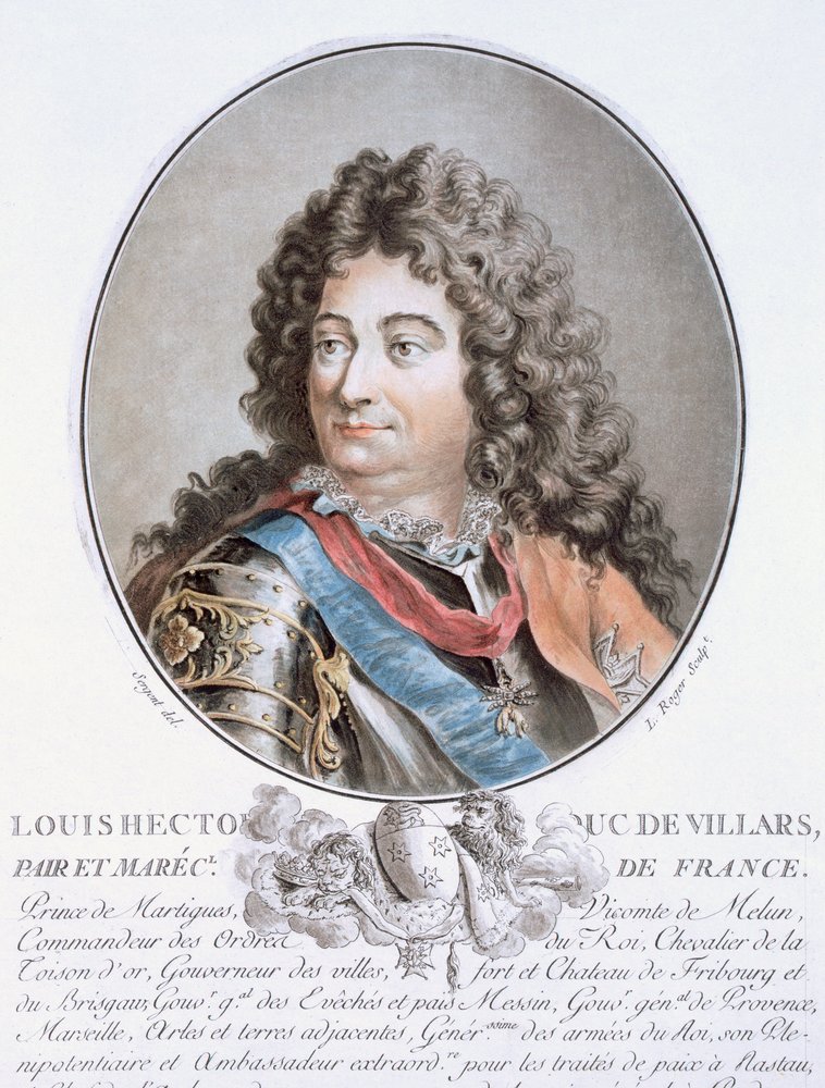Claude Louis Hector de Villars, aus 'Portraits des grands hommes ...