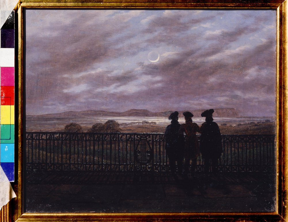 Die russischen Dichter Vassili Zhukovsky, Ivan Turgenev und Aleksandr ...