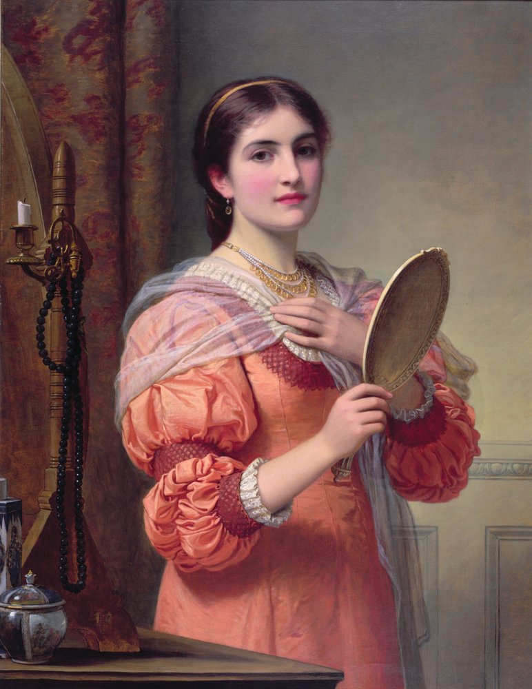 Ein faires Spiegelbild von Charles Edward Perugini