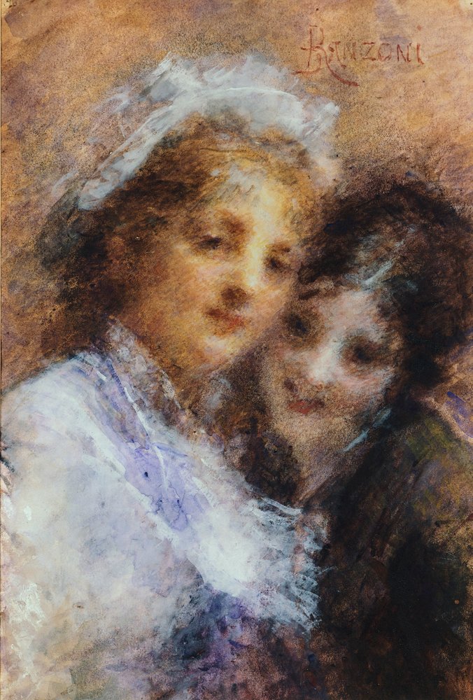 Schwestern Vercesi von Danielle Ranzoni: Kunstdruck kaufen