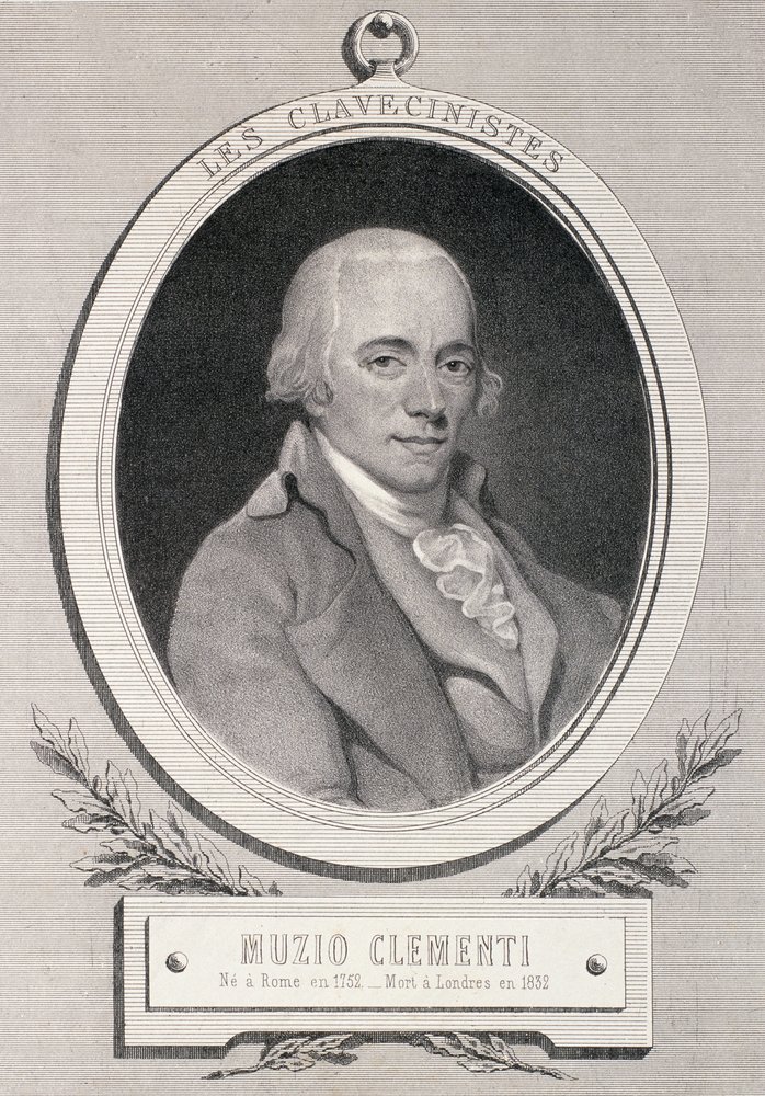 Muzio Clementi (1752-1832) graviert von Alfred Lemoine