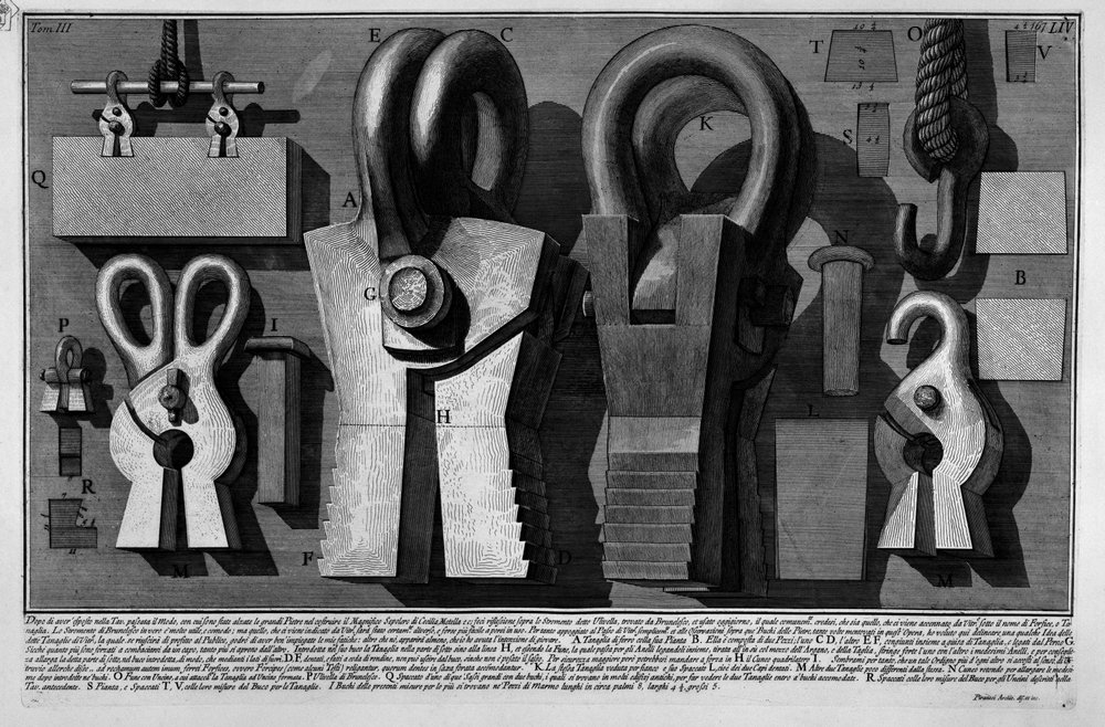 Mausoleum der Cecilia Metella von Giovanni-Battista Piranesi