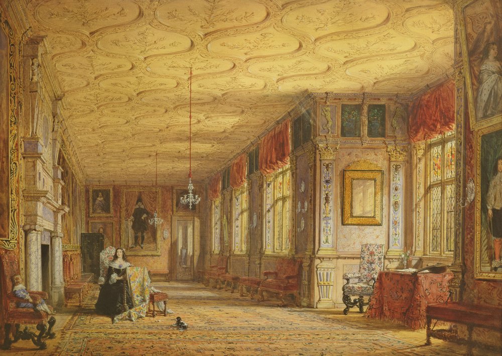 Die Cartoon-Galerie in Knole von Joseph Nash: Kunstdruck