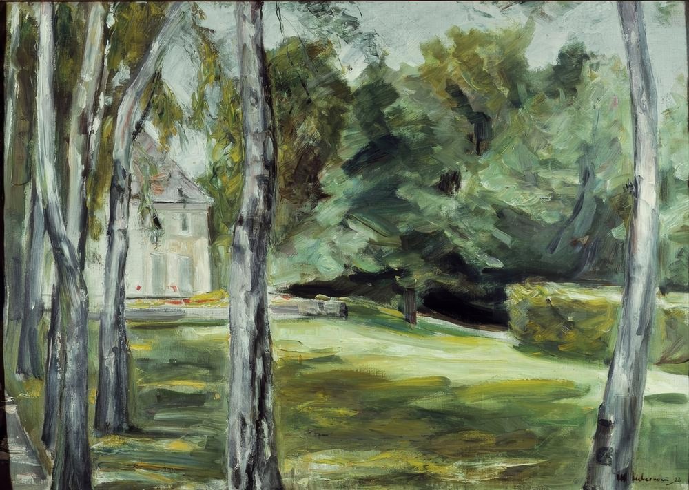 Garten in Wannsee von Max Liebermann: Kunstdruck kaufen