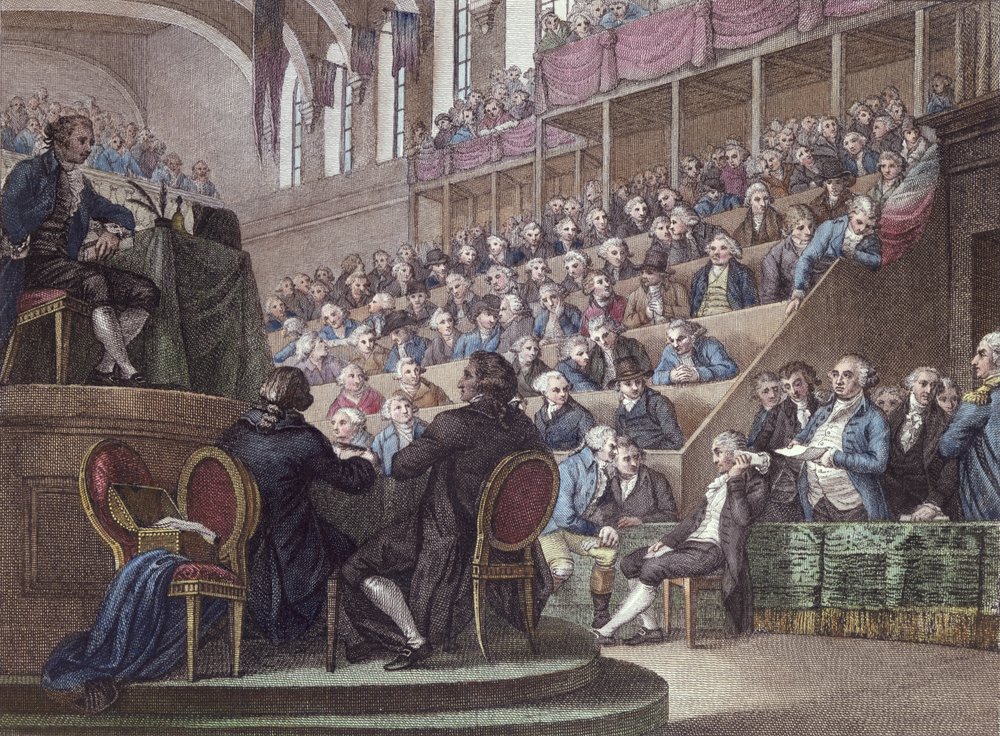 Der Prozess von Ludwig XVI. (1754-93) vor der Konvention, 26. Dezember ...