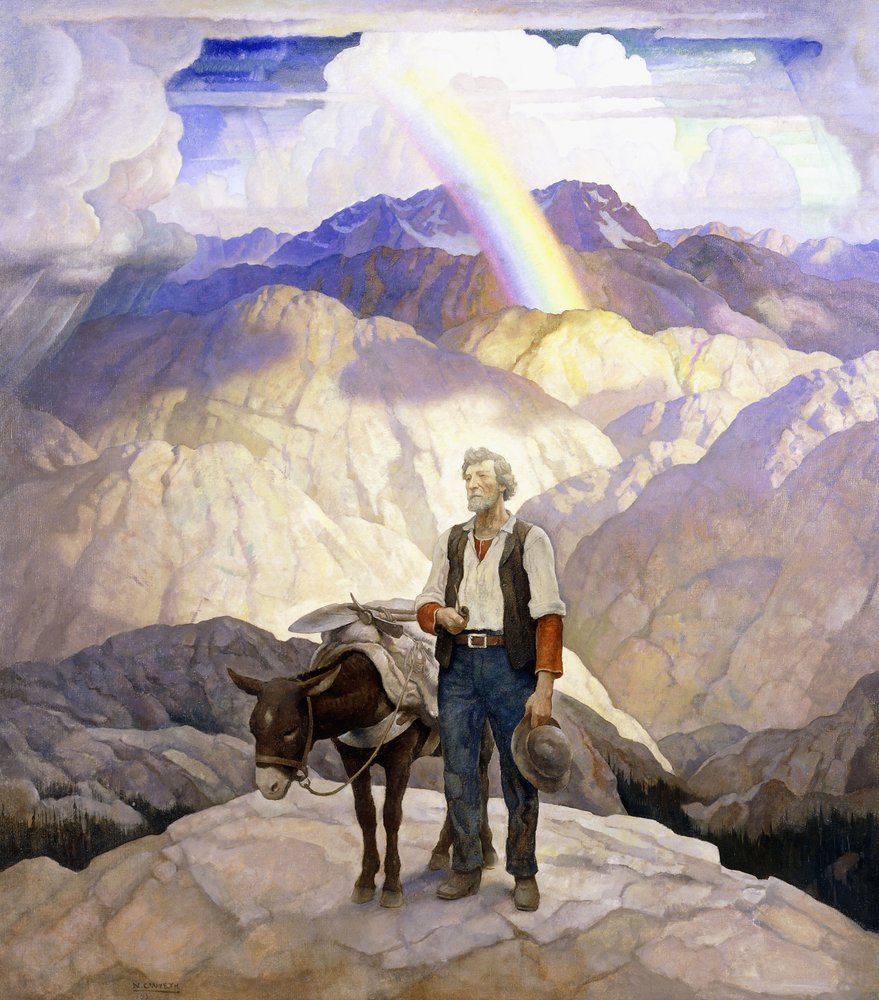 Der Suchende von Newell Convers Wyeth: Kunstdruck kaufen