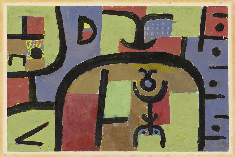 Außerdem ein Männchen von Paul Klee: Kunstdruck kaufen