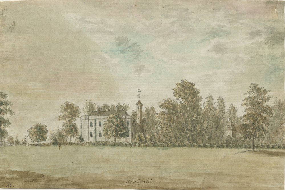 Statfold Hall von Stebbing Shaw: hochwertiger Kunstdruck