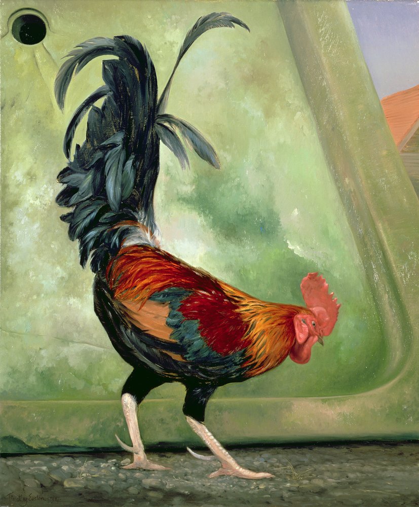 Popinjay, Detail (1987) von Timothy Easton: Kunstdruck