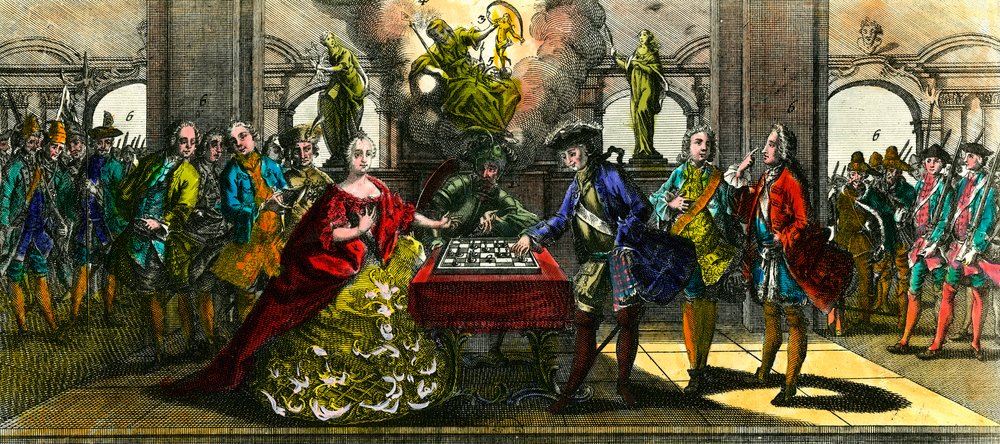 Siebenjähriger Krieg: Allegorie, die Maria Theresia von Österreich ...