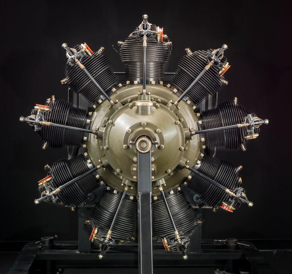Wright Cyclone P-1, Radial 9 Motor, ca. 1925