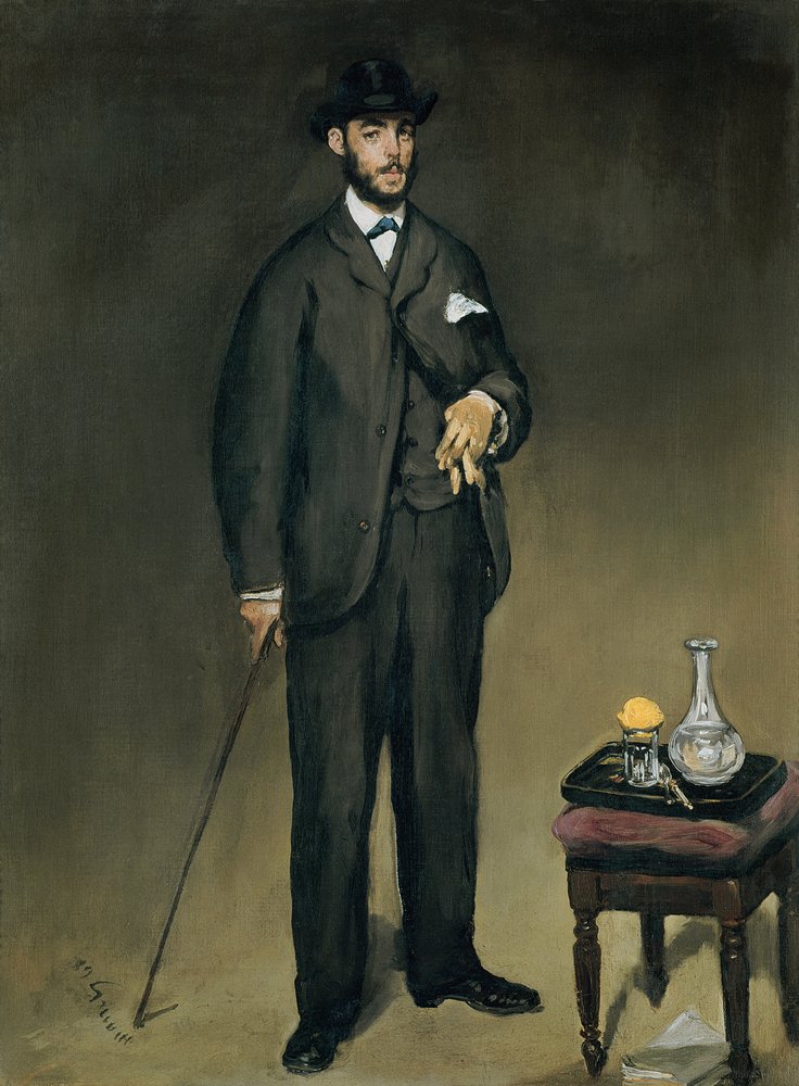 Theodore Duret (1838-1927) von Édouard Manet: Kunstdruck