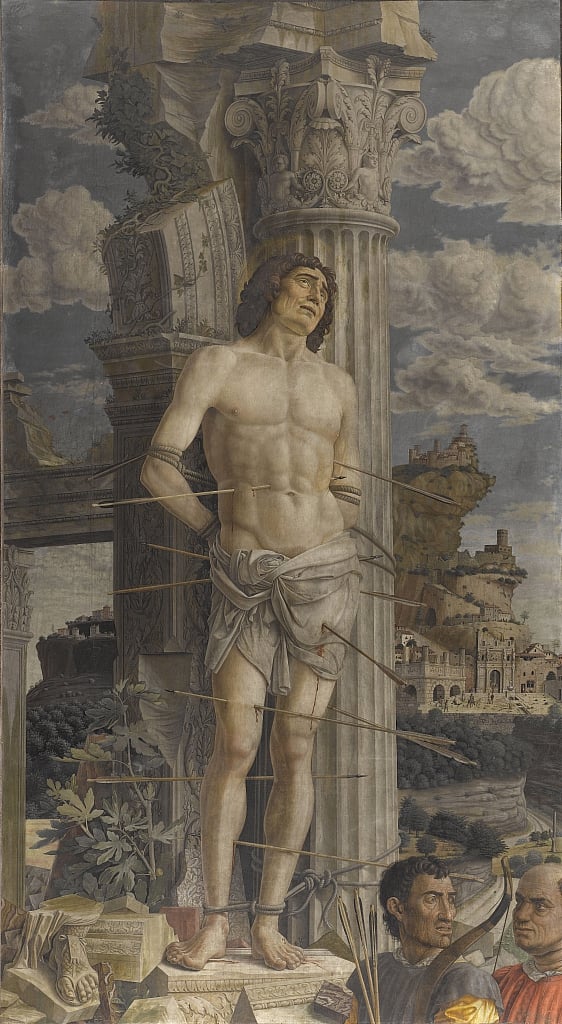 Das Martyrium des Heiligen Sebastian von Andrea Mantegna