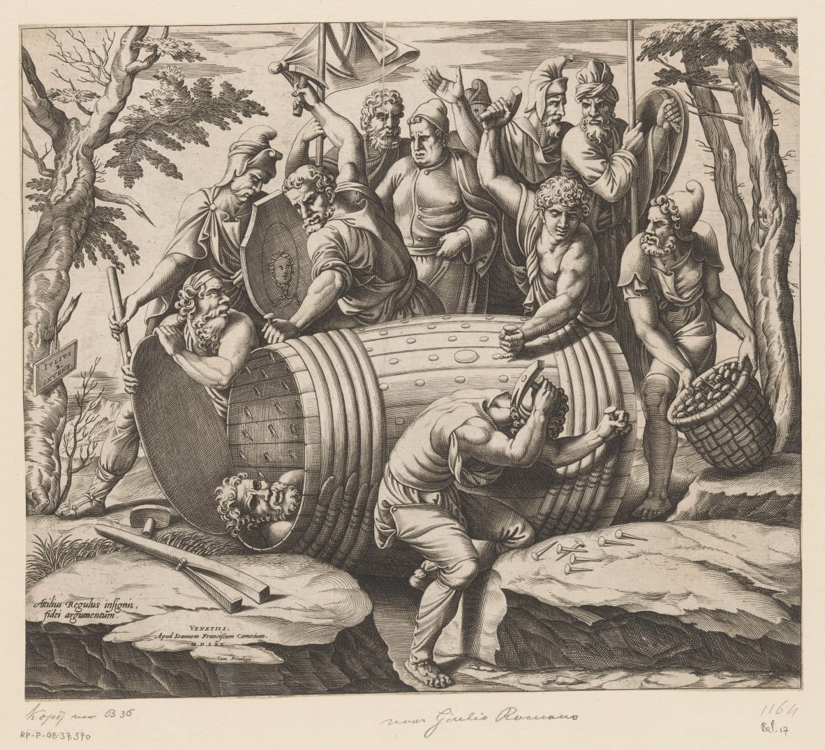 Martelholz des Marcus Atilius Regulus von Anonymous