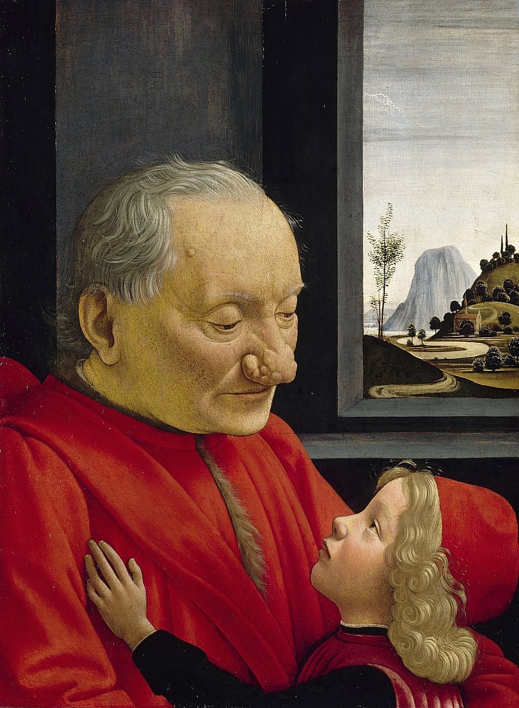Ein alter Mann und sein Enkel, 1488 von Domenico Ghirlandaio