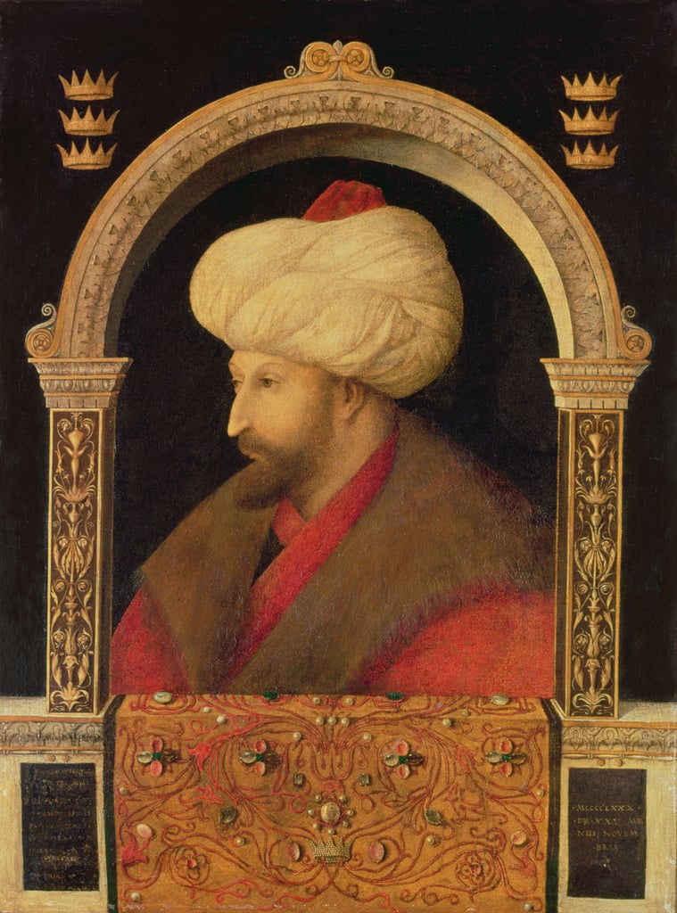 Der Sultan Mehmet II (1432-1481) 1480 von Gentile Bellini