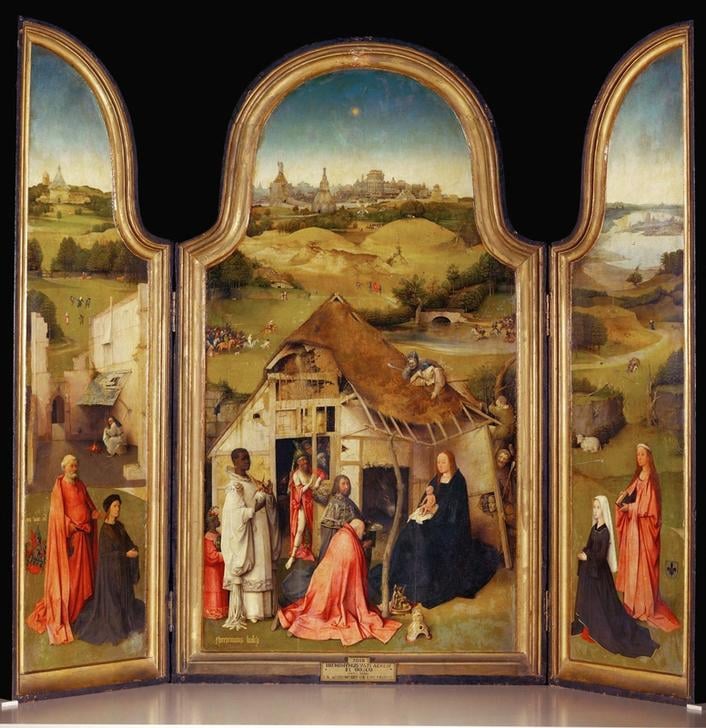Die Anbetung der Könige von Hieronymus Bosch: Kunstdruck
