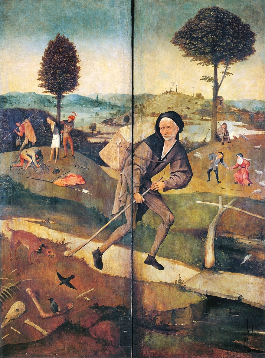 Der Heuwagen von Hieronymus Bosch: hochwertiger Kunstdruck