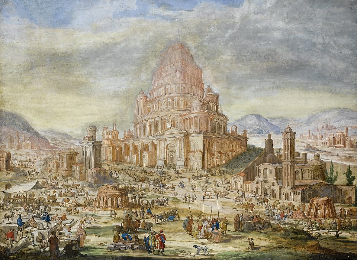 Der Turm von Babel von Jacob van der Ulft (#614788)