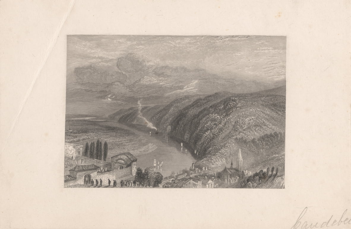 Caudebec von James Baylis Allen: hochwertiger Kunstdruck