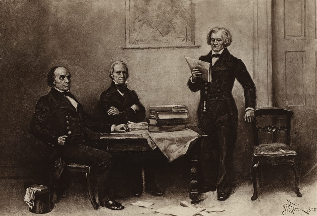 Webster, Clay und Calhoun (Fotogravur)