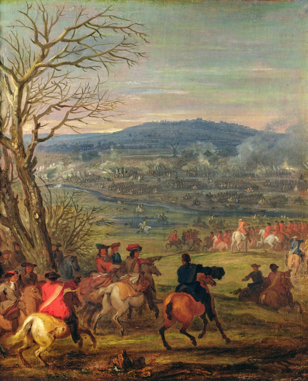 Ludwig XIV. (1638-1715) in der Schlacht bei Mount Cassel, 11. April ...