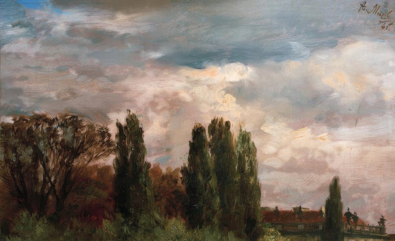 Blick in den Park des Prinzen Albrecht von Adolph Menzel