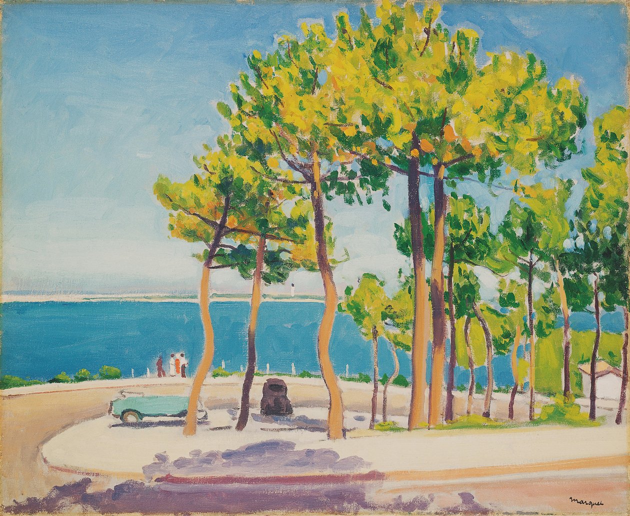 Le Pyla, Rond-Point von Albert Marquet: Kunstdruck kaufen