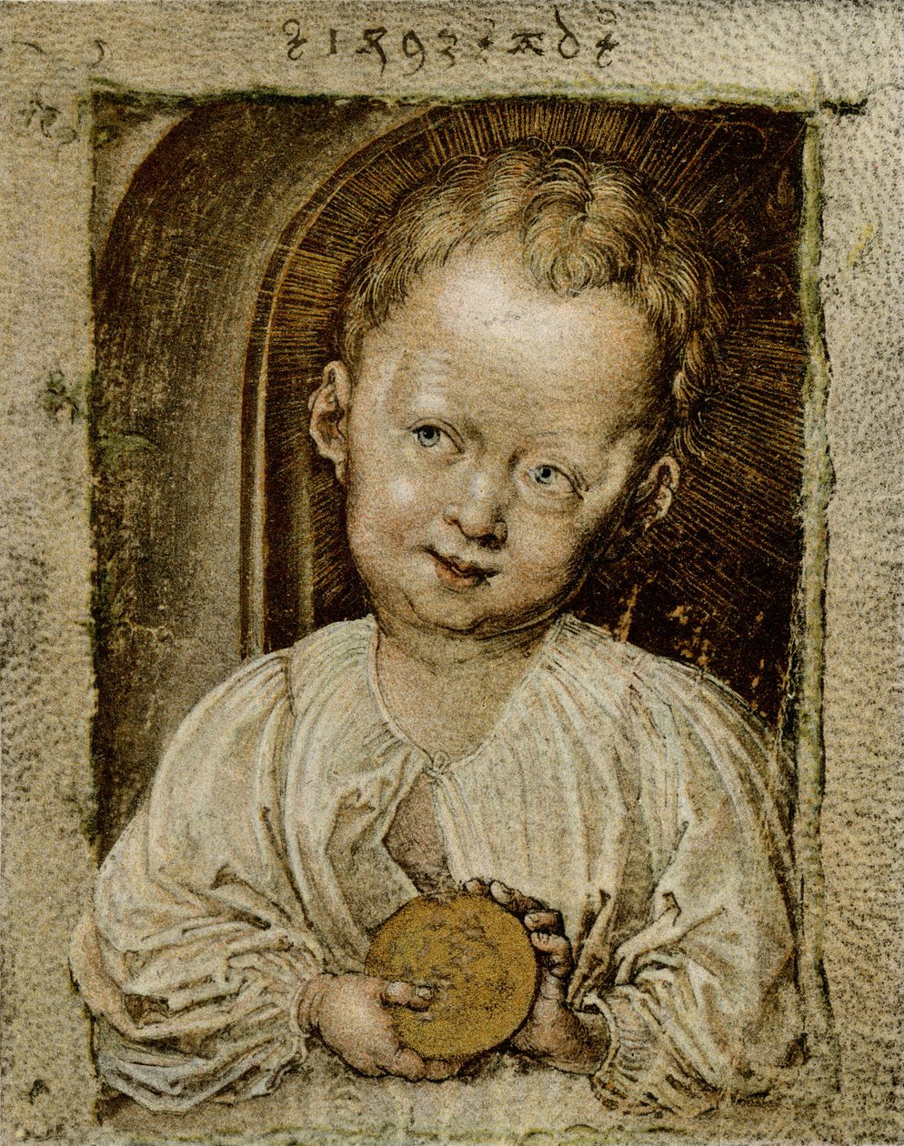 Der Knabe Jesus als Retter von Albrecht Dürer: Kunstdruck