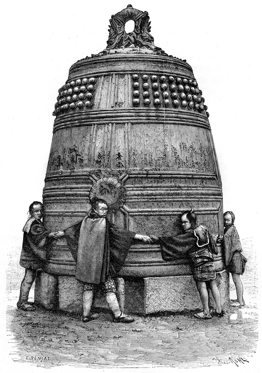 Eine Glocke aus dem Shiba-Viertel, Tokio, Japan, 1895