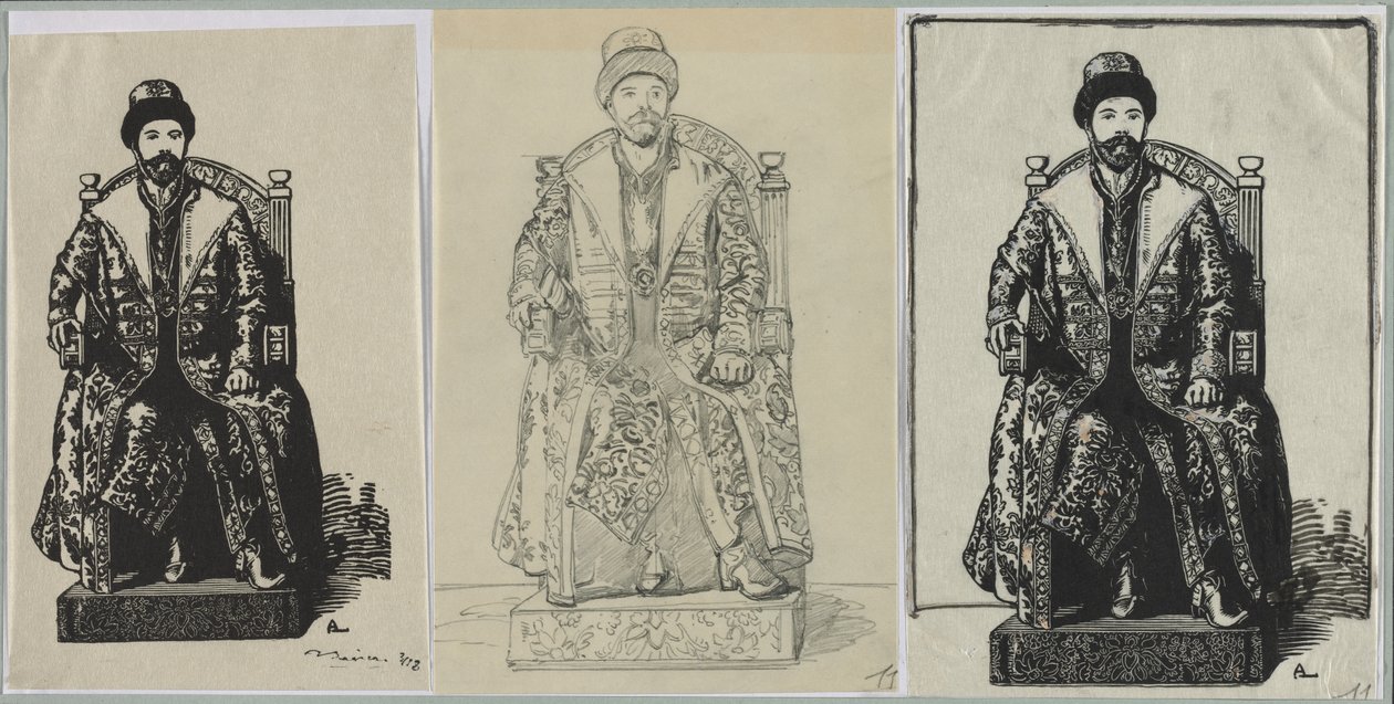 Der Zar von Auguste Louis Lepère: hochwertiger Kunstdruck