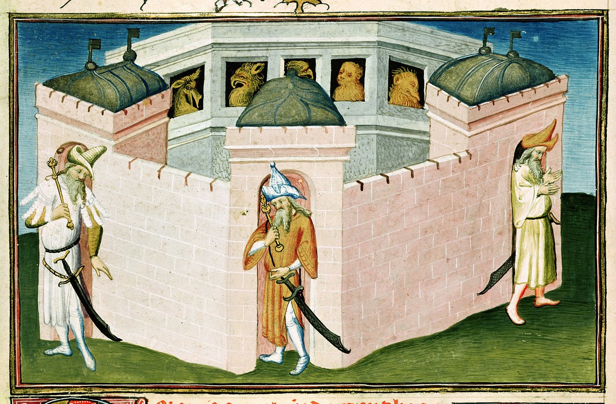 Ms Fr 2810 f.37, Der Palast des Großen Khan, aus dem 'Livre des ...