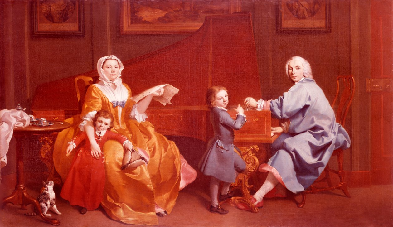 Unbekanntes Bild von Carl Marcus Tuscher: Kunstdruck