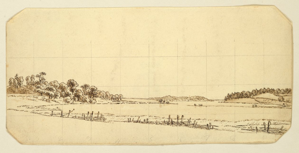 Am Seeufer, 1802-3 von Caspar David Friedrich: Kunstdruck