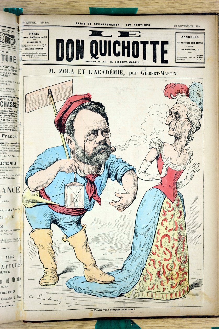 Titelblatt von Le Don Quixote, Nummer 804, Satirique en Couleurs