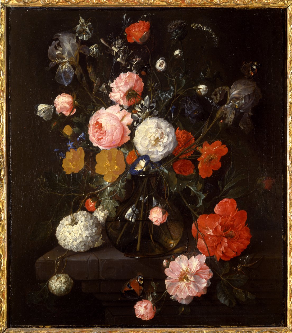 Vase mit Blumen von Cornelis de Heem: Kunstdruck kaufen