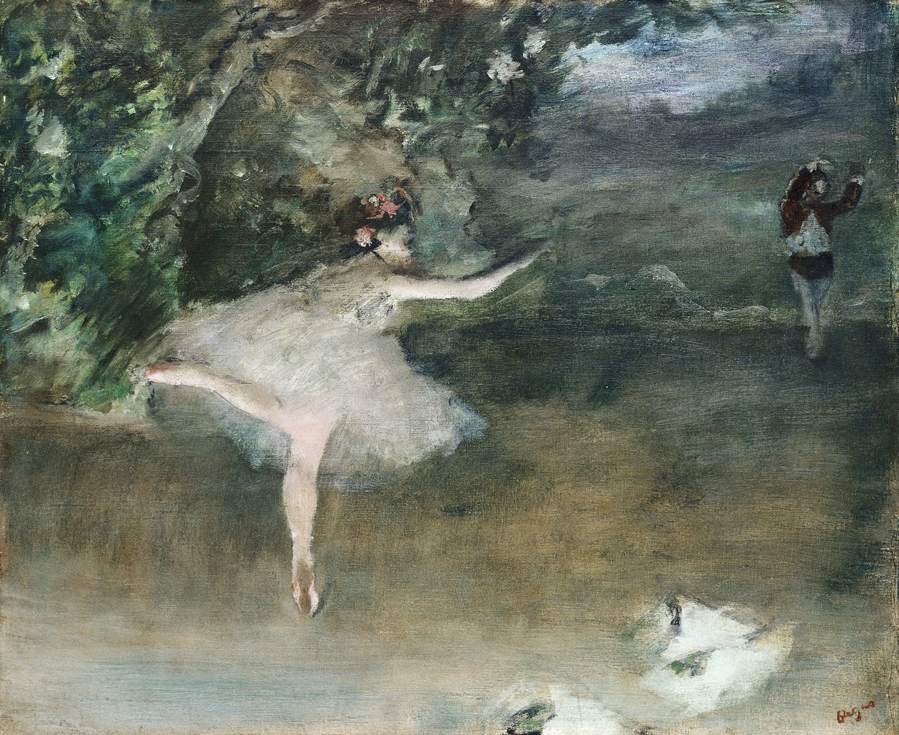 Les Pointes, ca. 1877-78 von Edgar Degas: Kunstdruck