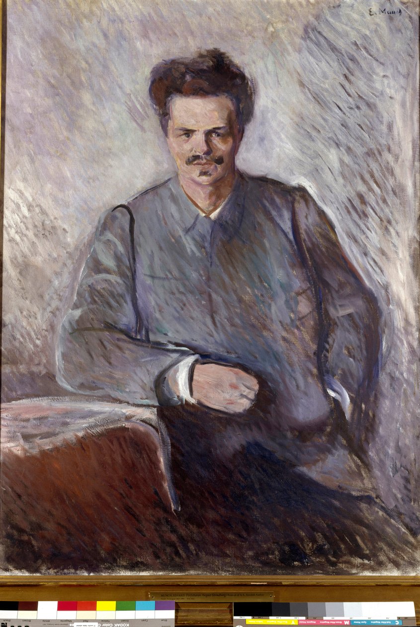 August Strindberg von Edvard Munch: Kunstdruck kaufen