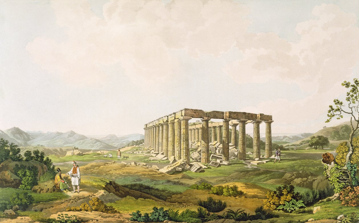 Der Tempel des Apollo Epicurius, Tafel 25 aus Teil 5 von 'Ansichten in ...
