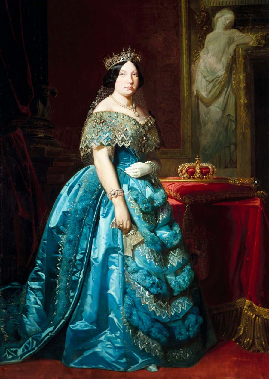 Queen Isabella Ii QUEEN ISABEL II Of Spain [Colorized 2025] Photo