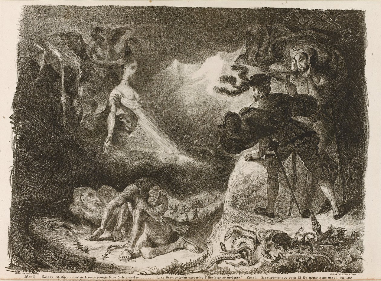 Illustration zu Goethes Faust, 1828