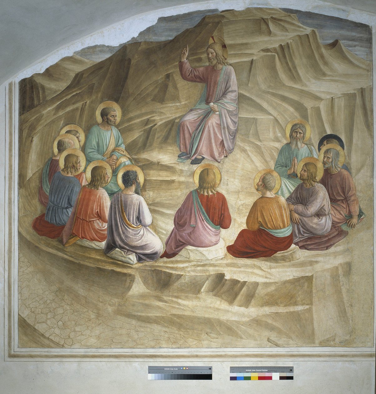 Die Predigt auf dem Berg: Christus spricht zu den Aposteln, 1438