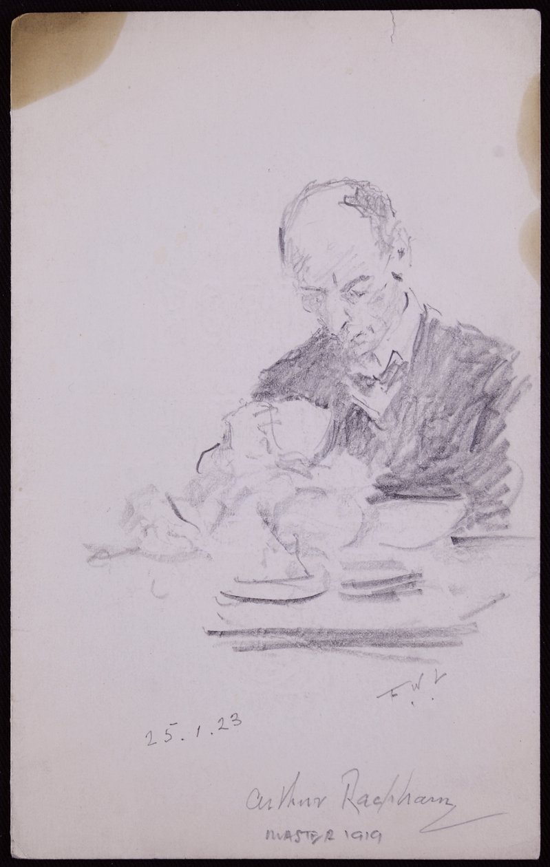 Porträt von Arthur Rackham von Francis Wilfred Lawson