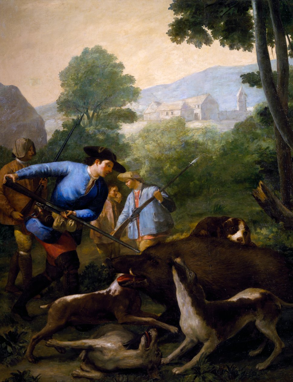 Die Wildschweinjagd von Francisco Jose de Goya y Lucientes