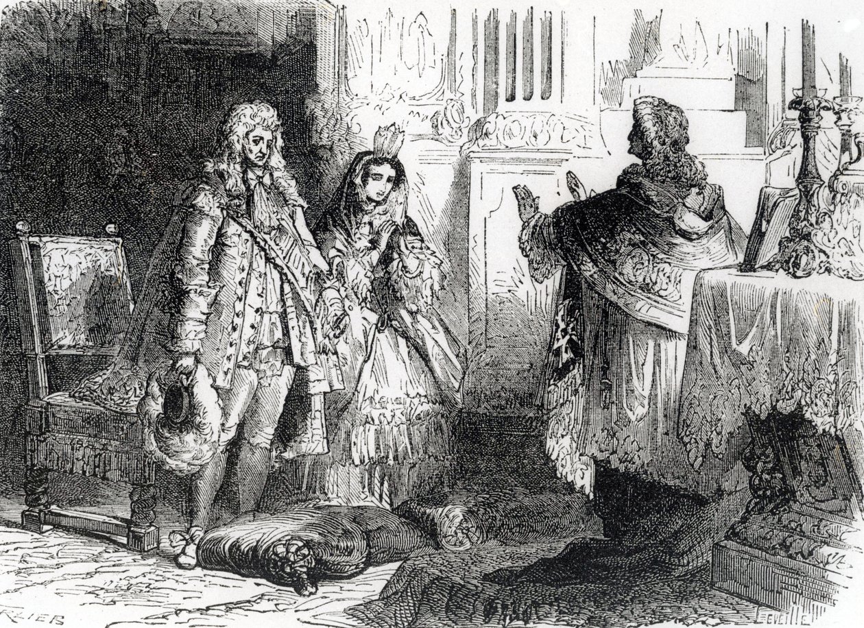 Heirat von Ludwig XIV. und Madame de Maintenon
