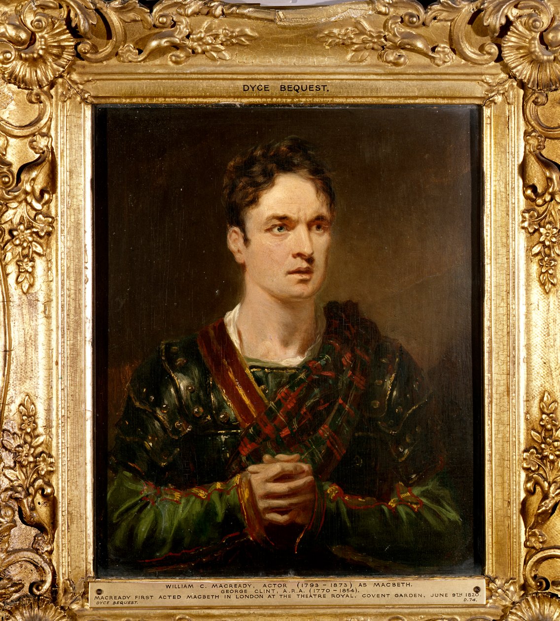 William Macready als Macbeth von George Clint: Kunstdruck
